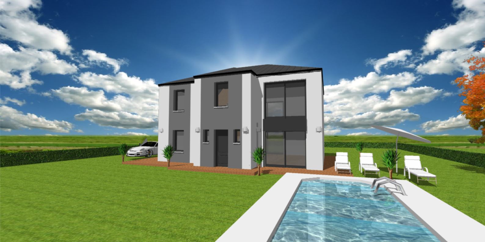 Plan et modèle de maison RE 2020 - Maisons ArchiDesign Constructeur ...