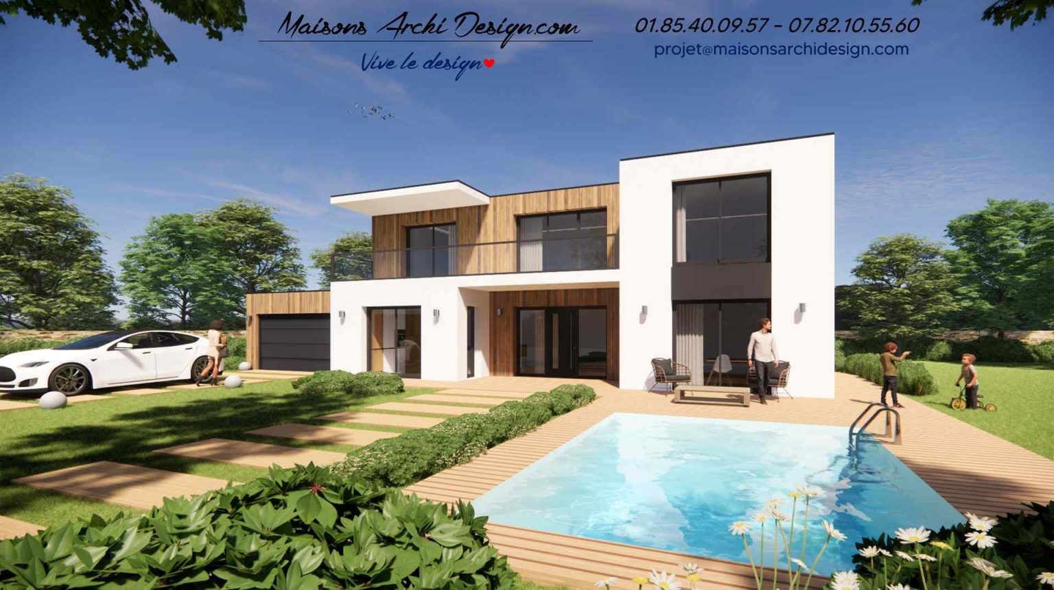 Maison en U Patio Sur Mesure: Découvrez nos plans, modèles et prix.